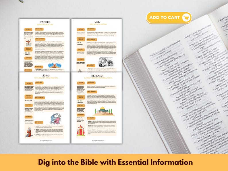 Old Testament Bible Study, Printable Bible Study Guide, Inductive Bible ...