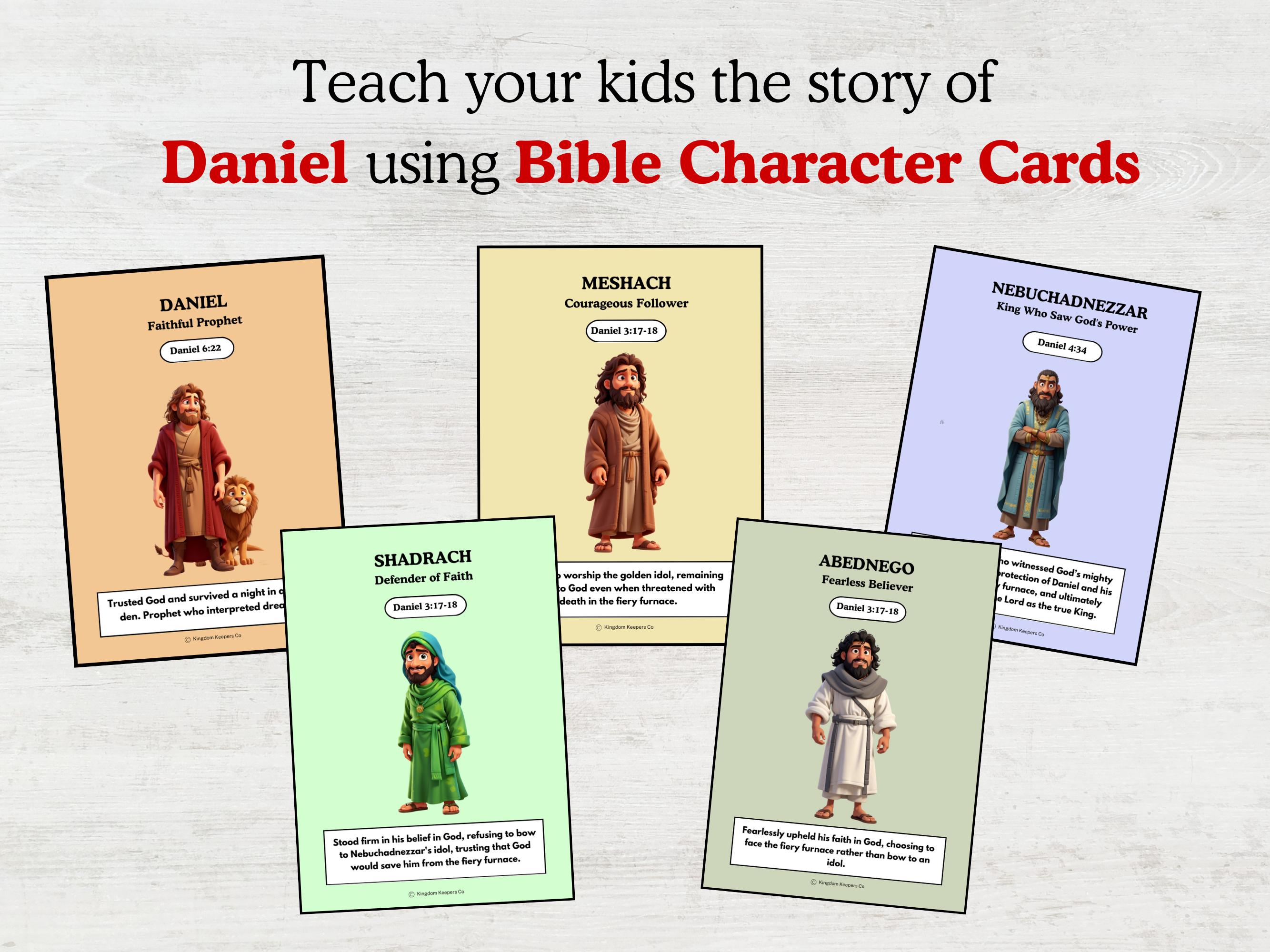 Old Testament Bible Characters, Bible Character Cards, Old Testament ...