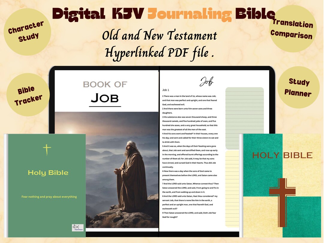 Digital Journaling Bible, Digital Bible Study, Kjv Journaling Bible ...