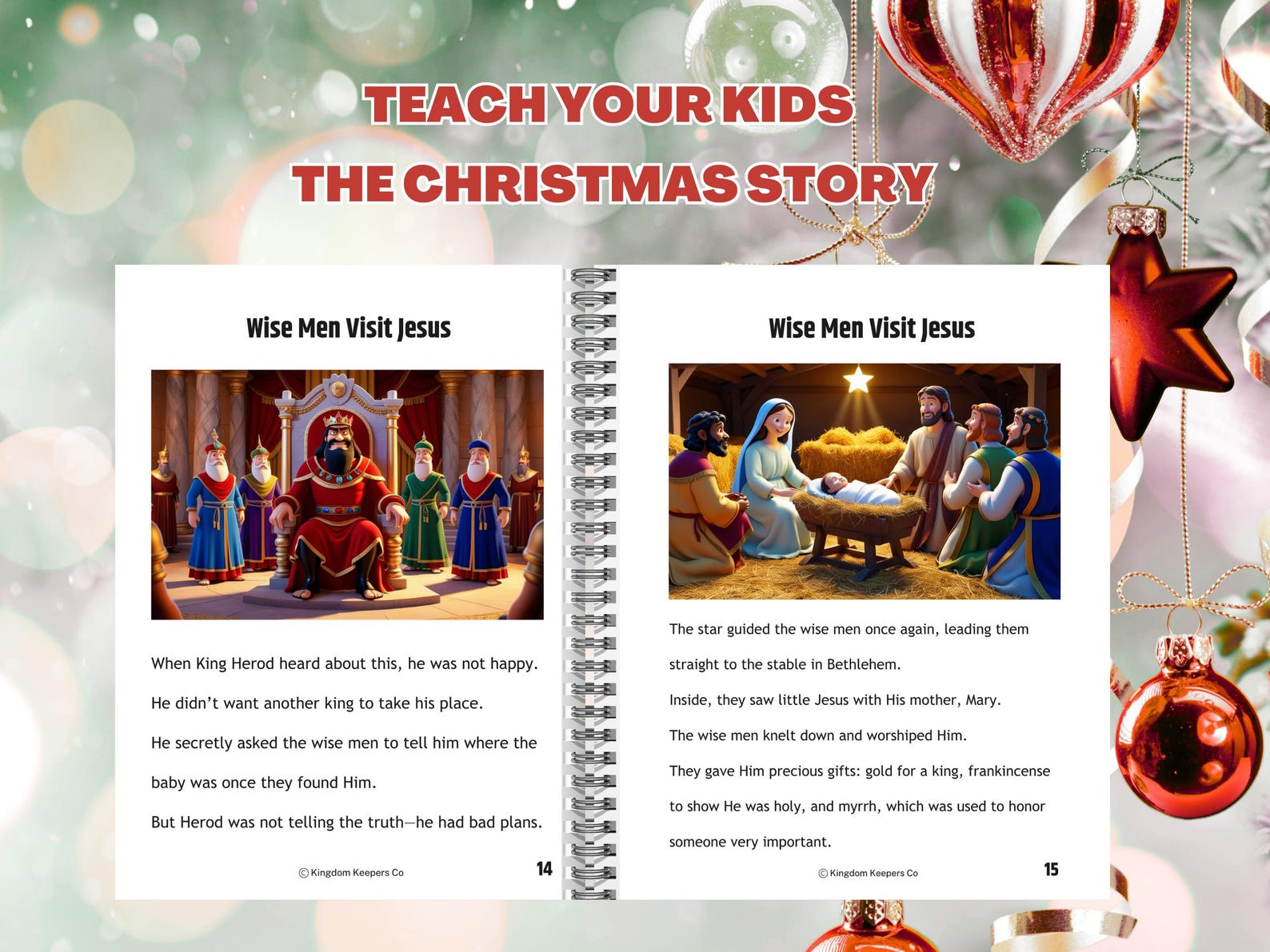 The Christmas Story of the Bible, the Christmas Story Printable, Birth ...