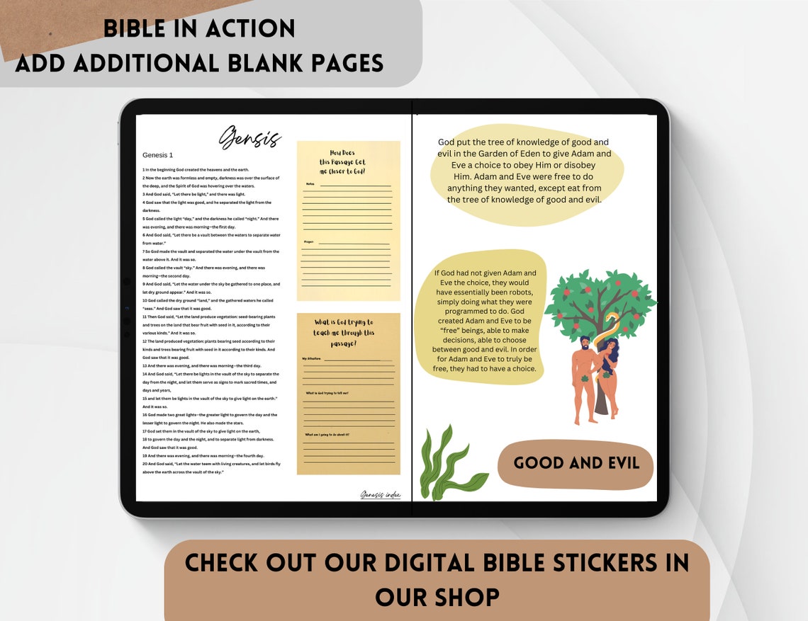 Digital Journaling Bible, Digital Bible Study, Kjv Journaling Bible ...