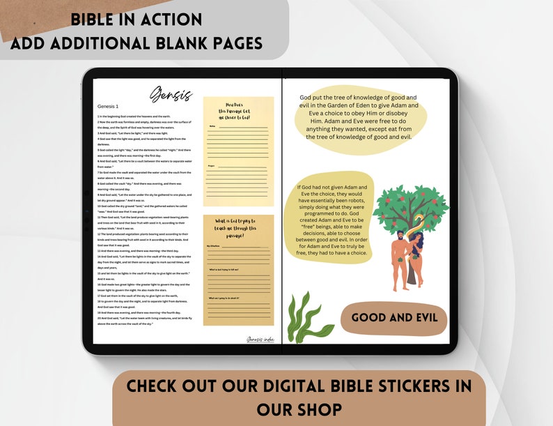 Digital Journaling Bible, Digital Bible Study, Kjv Journaling Bible ...