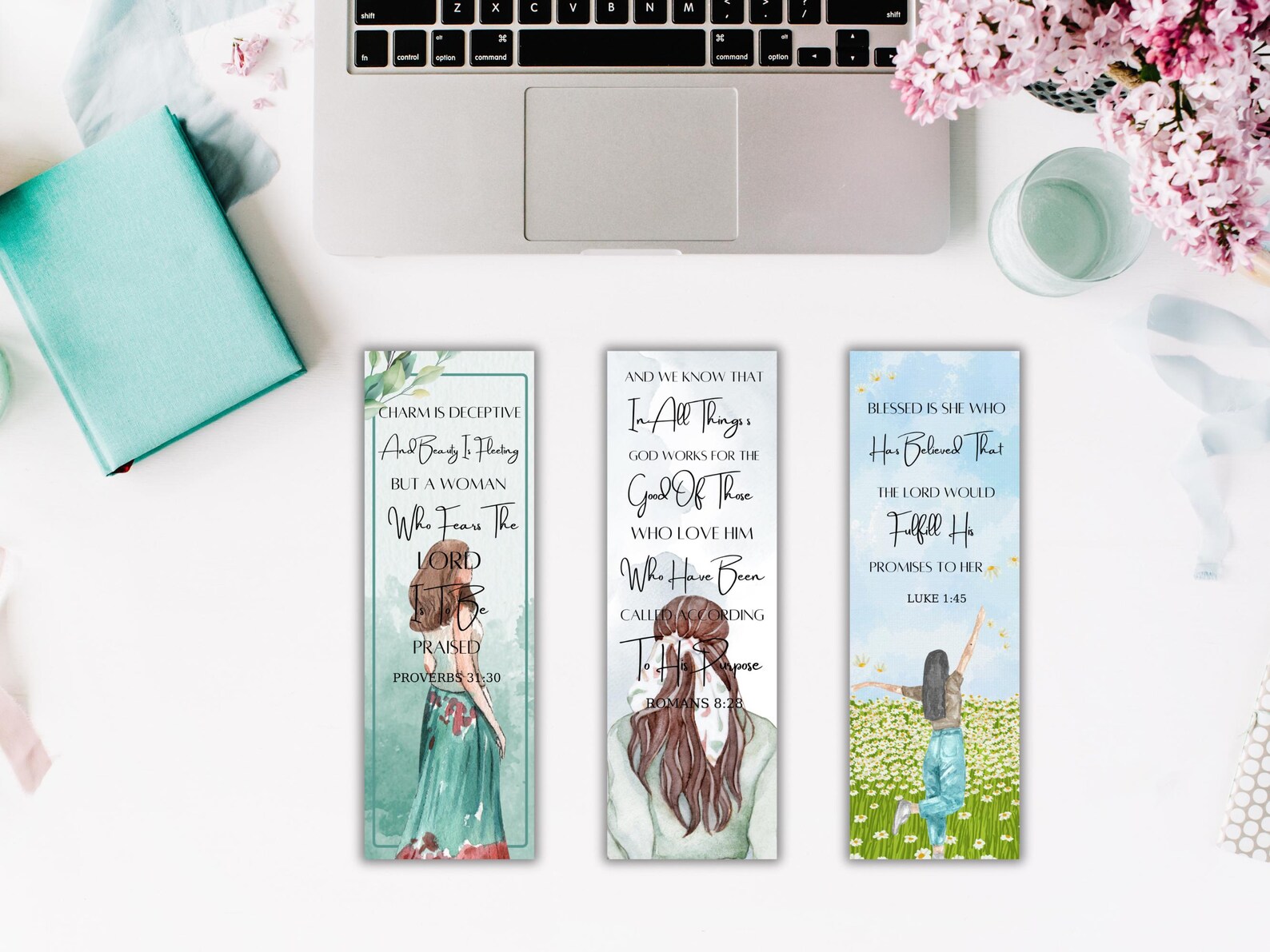 Christian Bookmarks, Christian Printable Bookmarks, Christian Girl ...