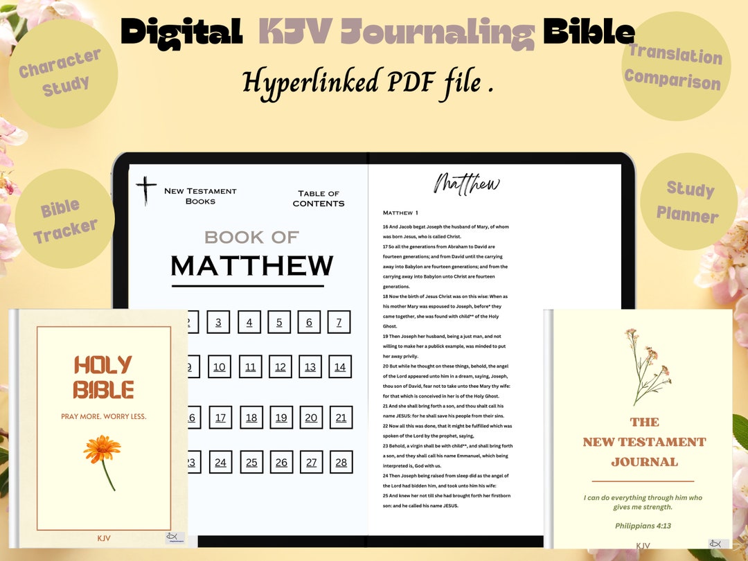 Chronological Bible Kjv, Bible Kjv Tab, Cambridge Kjv Bible, Journal ...