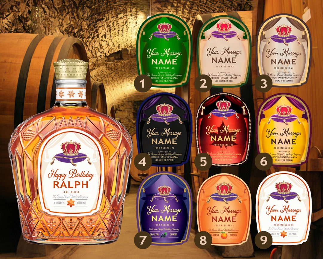 Personalized Whiskey Bottle Label. A Fun, Cheap Gift for a Birthday ...