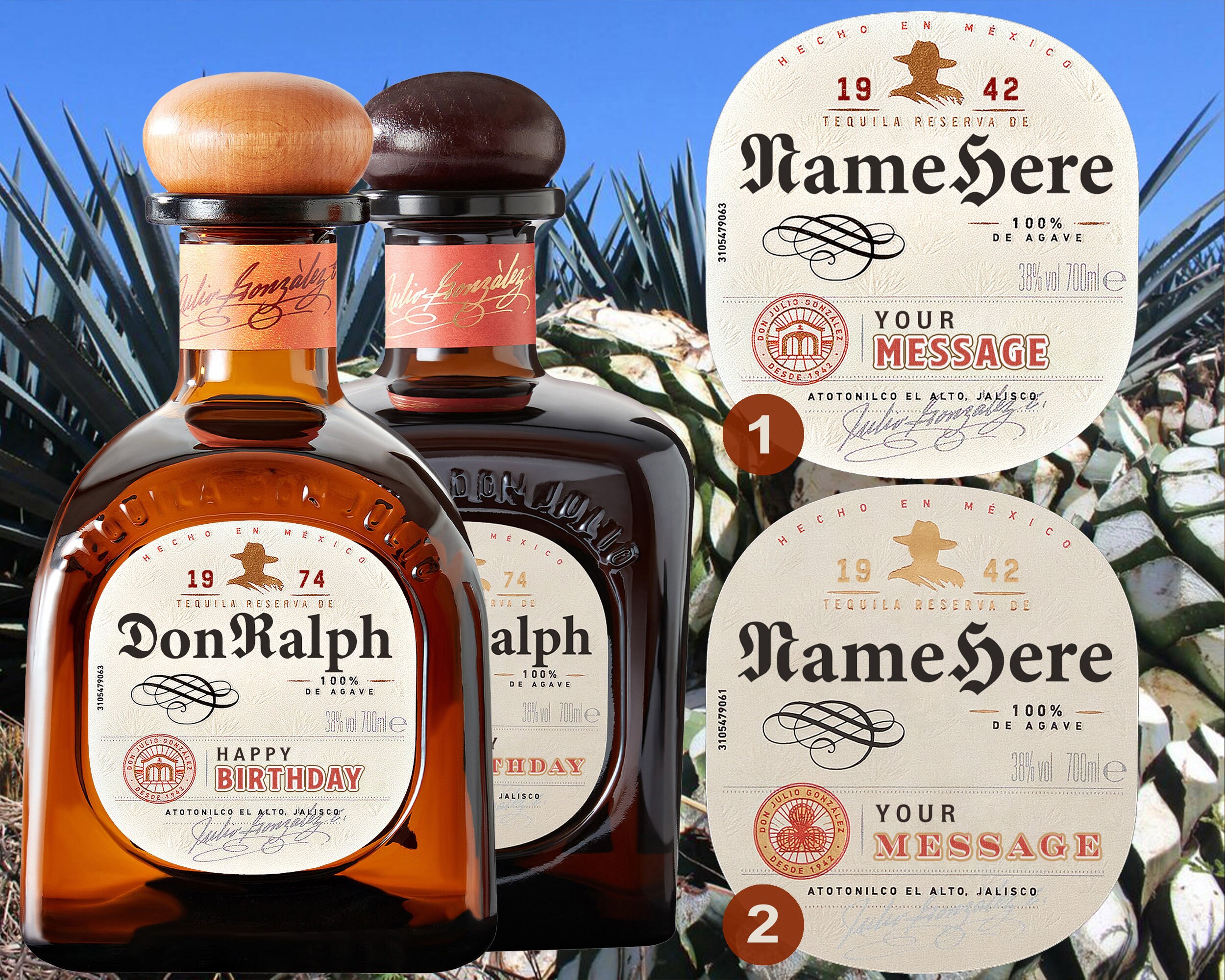 Personalized Tequila Bottle Label. A Fun, Cheap Gift for a Birthday ...