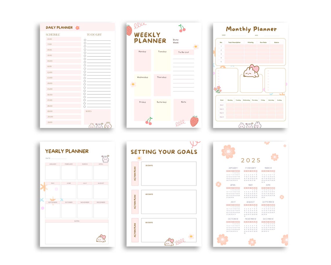 Kids Daily Planner Elementary Student Digital Homeschool Organization ...