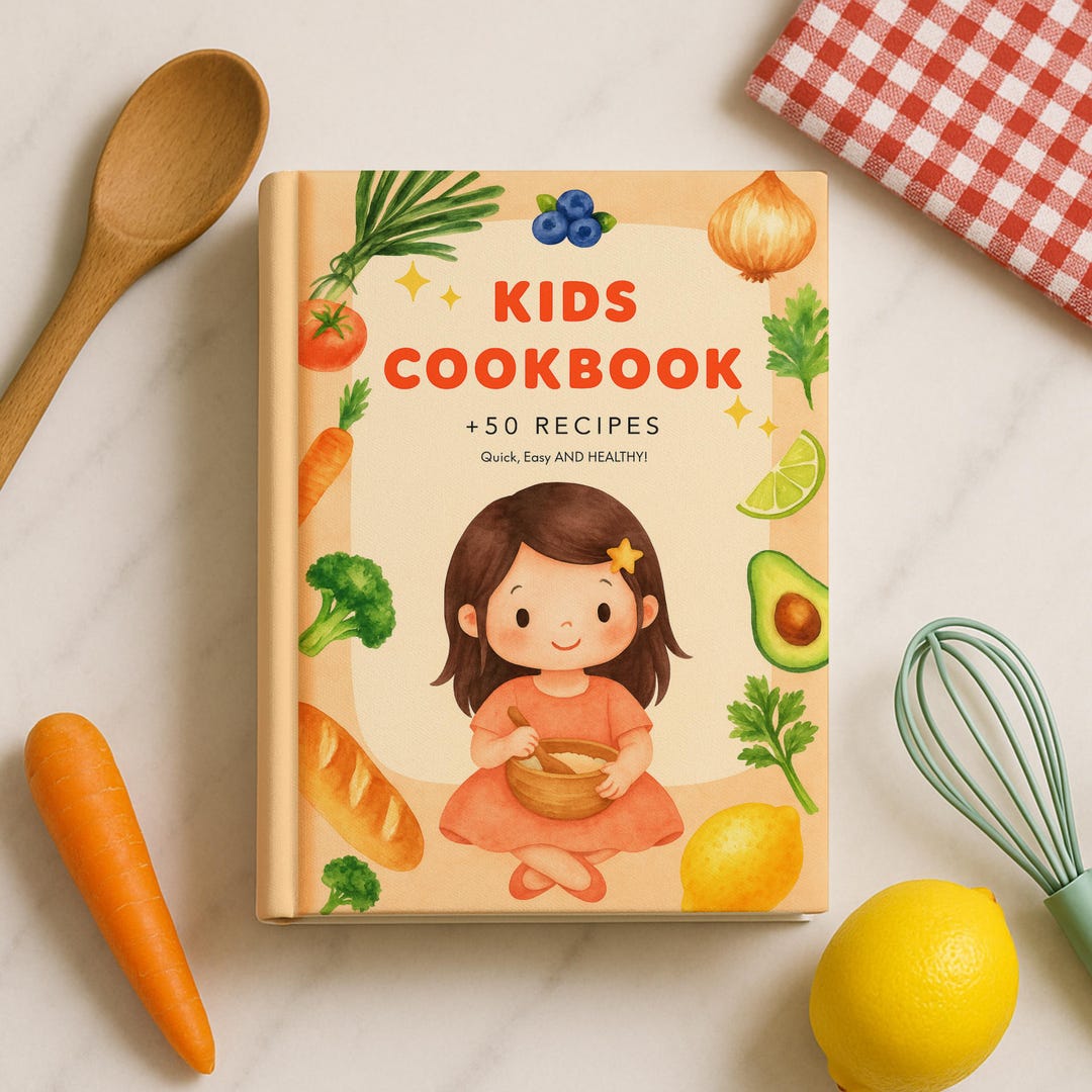 Kids Cookbook Cookbook Binder Recipe Binder Cook Book Template Family ...