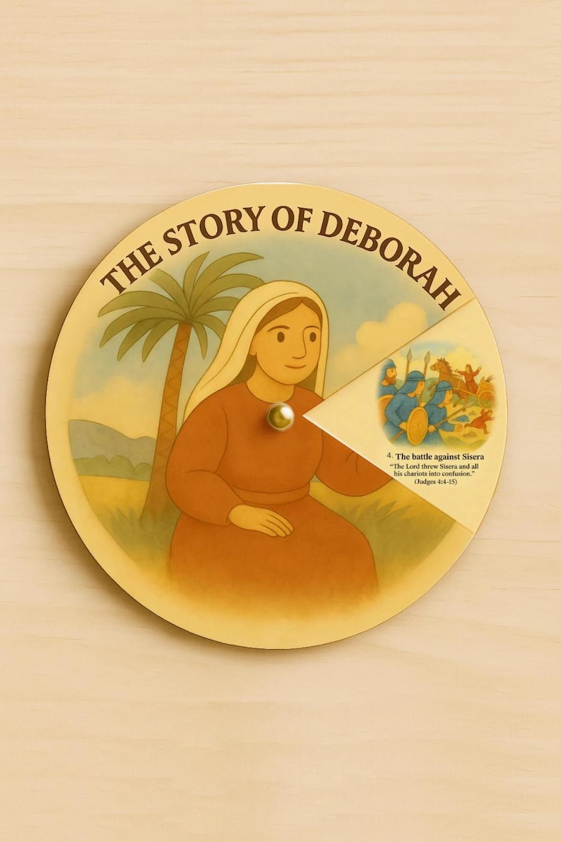 Printable Bible Activity for Kids Deborah Story Bible Worksheet for ...