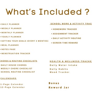 Kids Daily Planner Elementary Student Digital Homeschool Organization ...