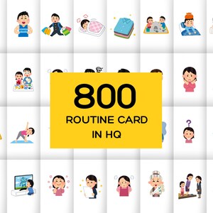 Kids Visual Schedule Printable Daily Routine Chart Homeschool ...