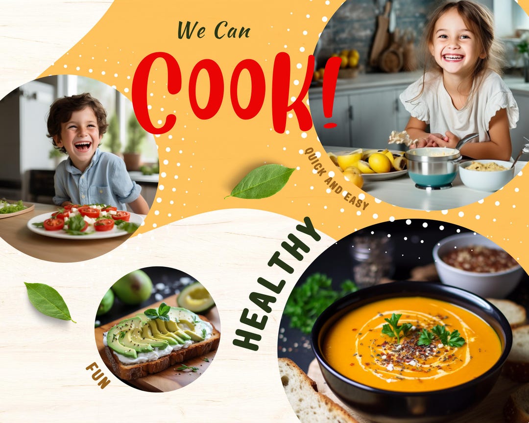Kids Cookbook, Cookbook Binder, Recipe Binder, Cook Book Template ...