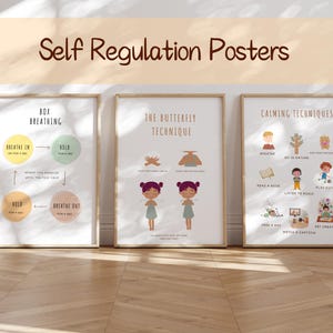 Self Regulation Posters Social Emotional Learning Printable Therapy ...