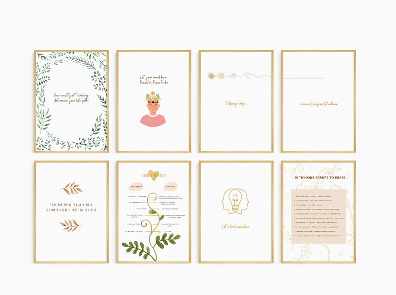 50 School Counseling Posters Counselor Office Decor Psychologist ...