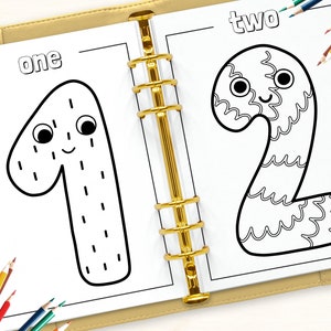 MEGA BUNDLE, 8 Educational Colouring Books, Alphabet, Numbers ...