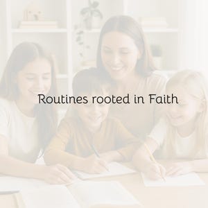 Christian Morning Routine Chart for Kids Printable Prayer Checklist for ...