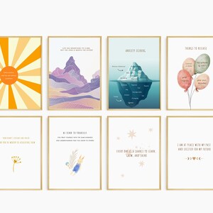 50 School Counseling Posters Counselor Office Decor Psychologist ...