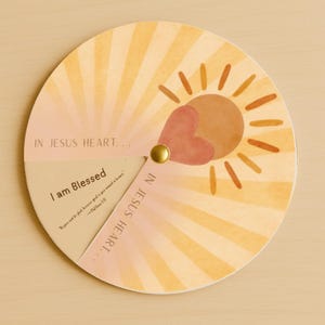 Bible Verse Printable Wheel Bible School Craft Scripture for Kids ...