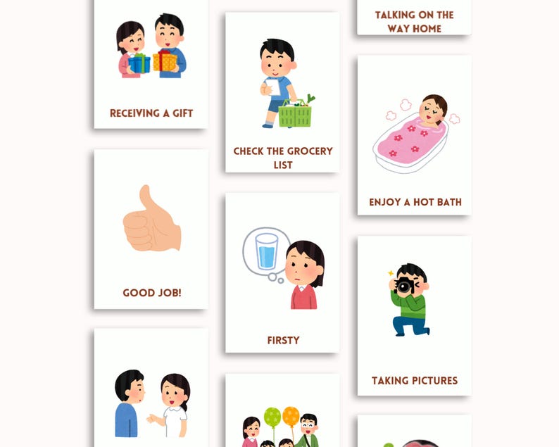 Visual Schedule Cards Printable Kids Daily Routine Cards Toddler ...