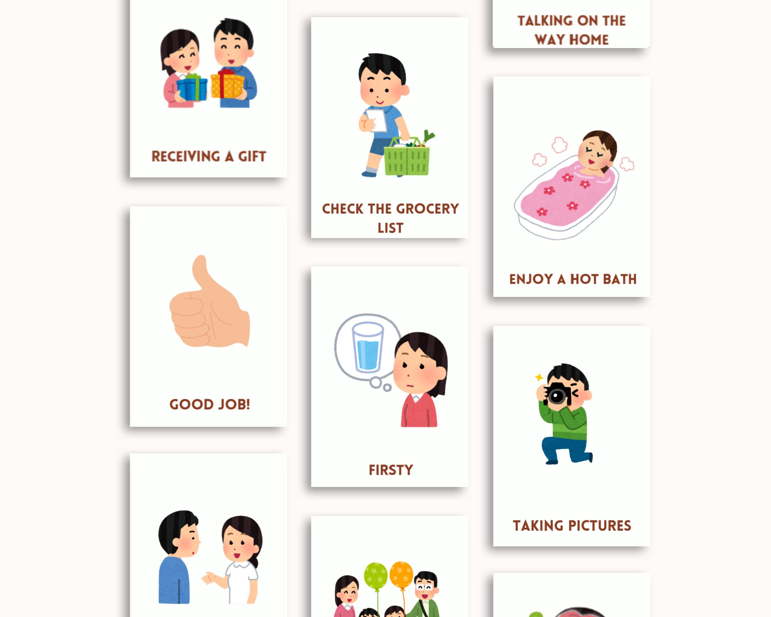 Visual Schedule Cards Printable Kids Daily Routine Cards Toddler ...