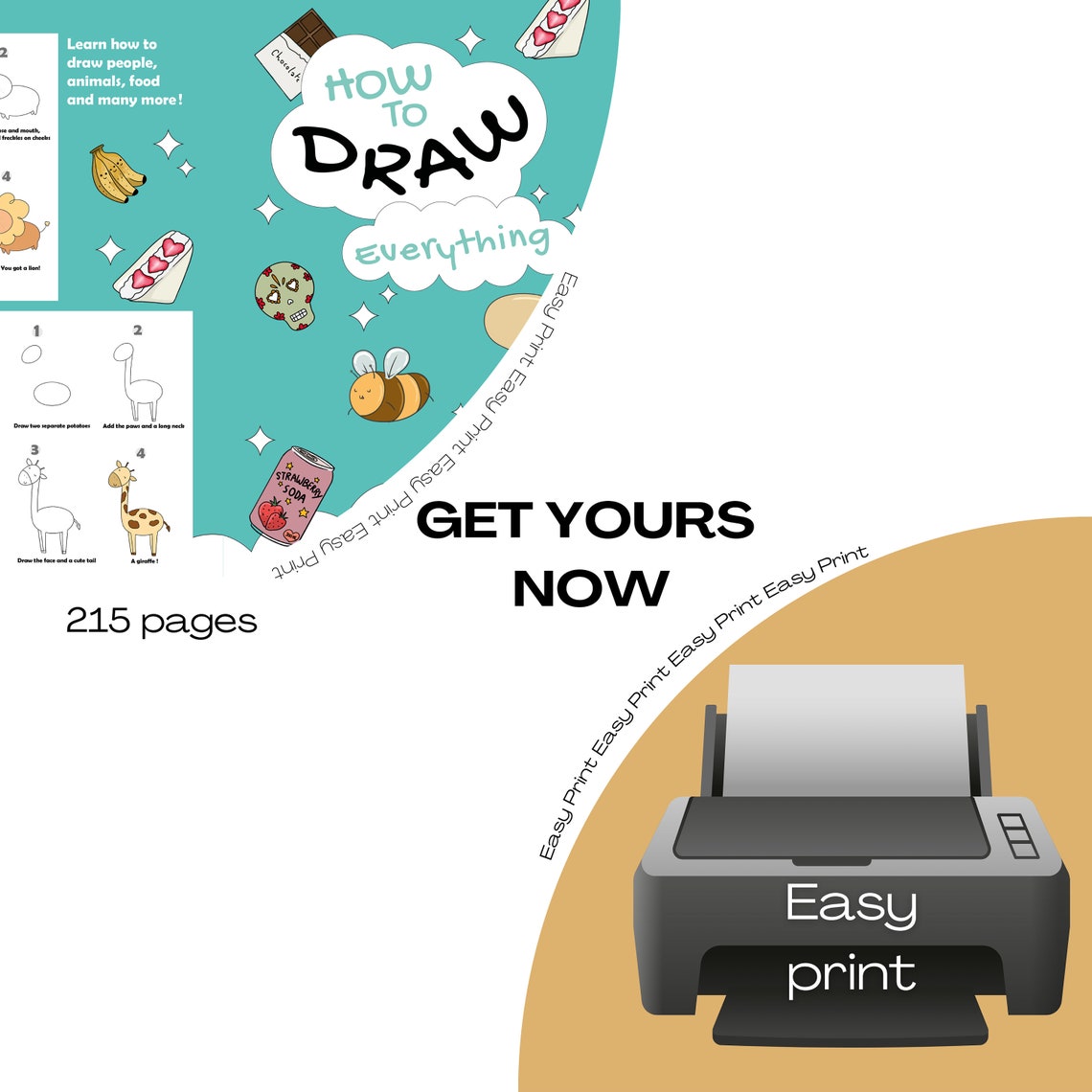 How to Draw for Kids Easy Drawing Guide Step by Step Drawing Lessons ...