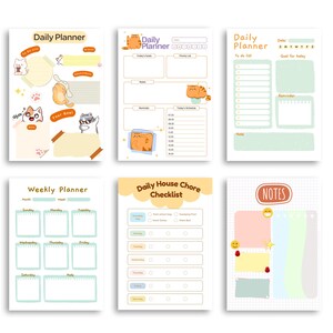 Kids Planner Printable Daily Schedule Homeschool Student Organizer ...