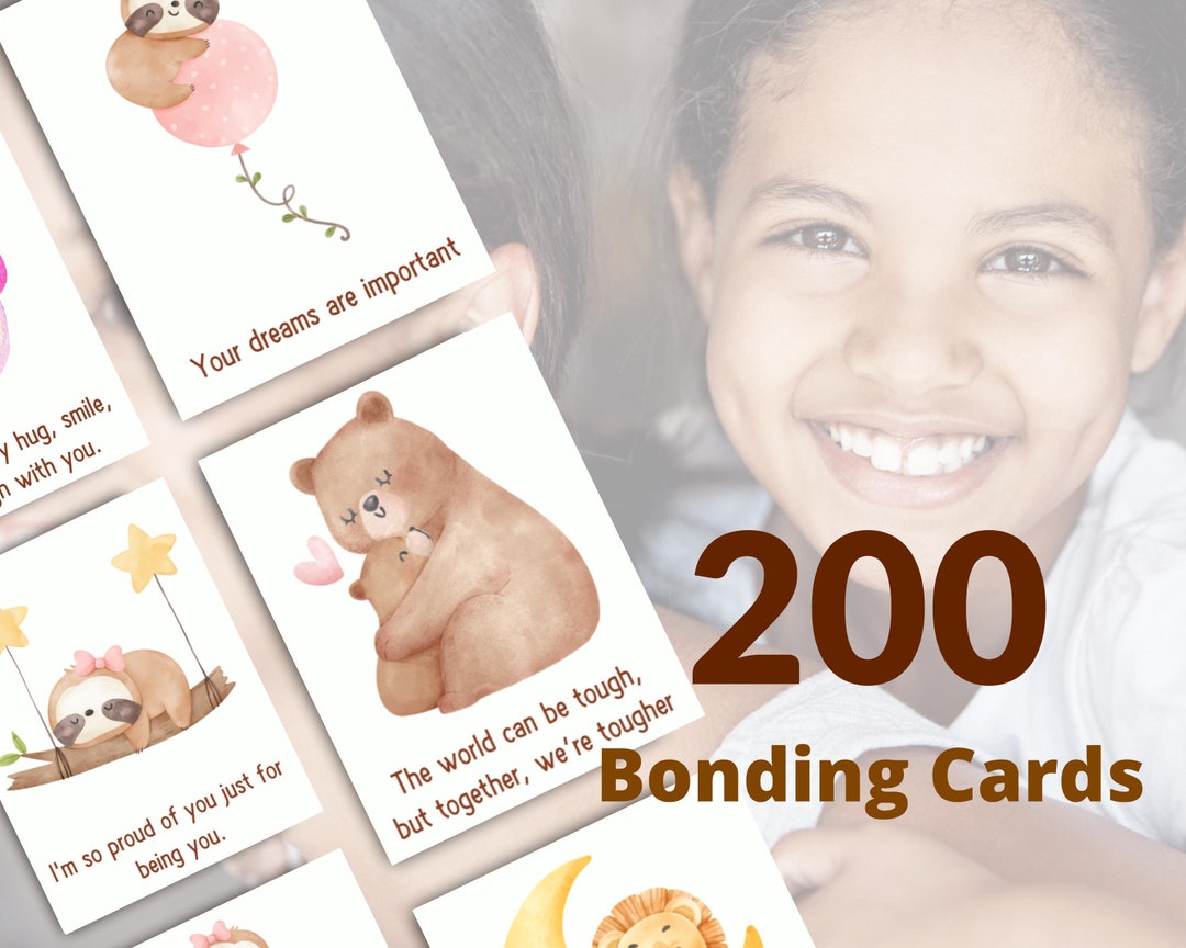 200 Love & Bonding Affirmation Cards for Kids Parent-child Connection ...
