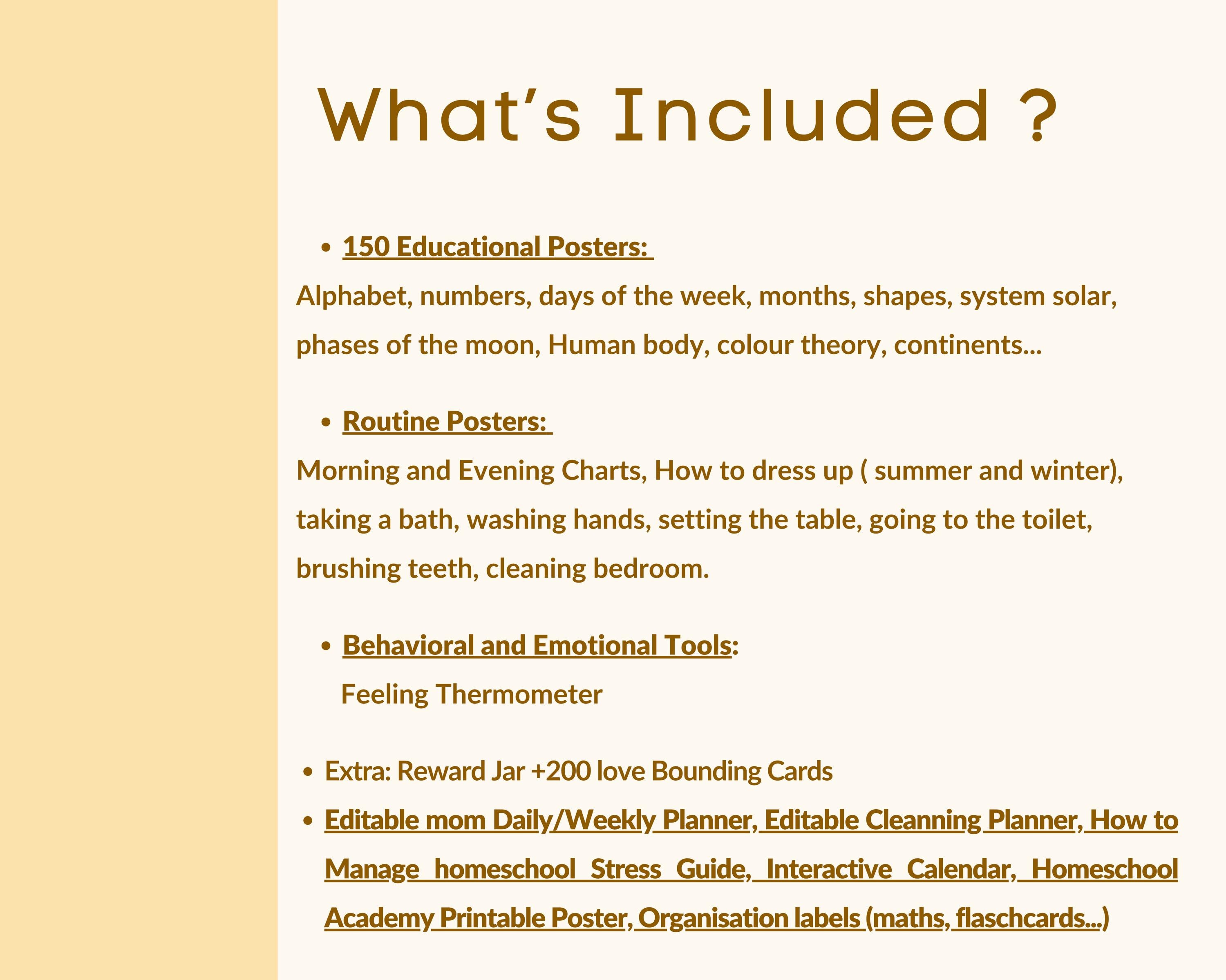 Homeschool Mom Bundle Routine Chart Printable Beginning Resource ...