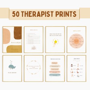 50 School Counseling Posters Counselor, Office Decor Psychologist ...