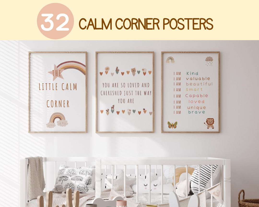 Kids Mindfulness Posters Emotional Regulation Chart Self Regulation ...