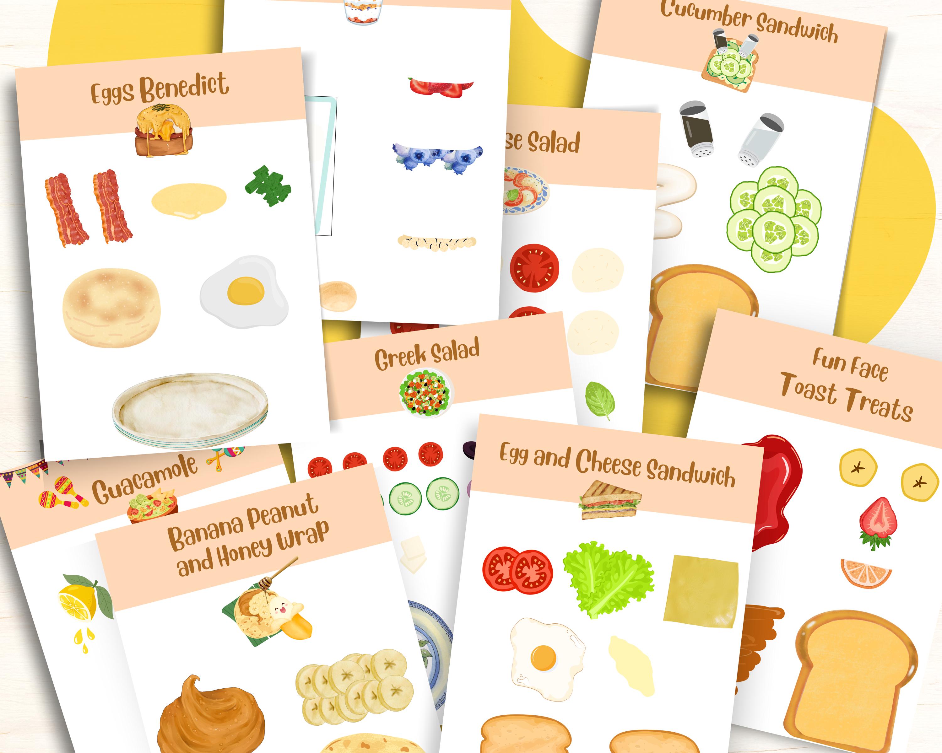 Activity Book for Kids 1-5 Visual Recipe Activity Quiet Busy Book Cut ...