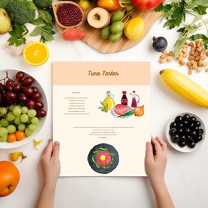 Kids Cookbook Cookbook Binder Recipe Binder Cook Book Template Family ...