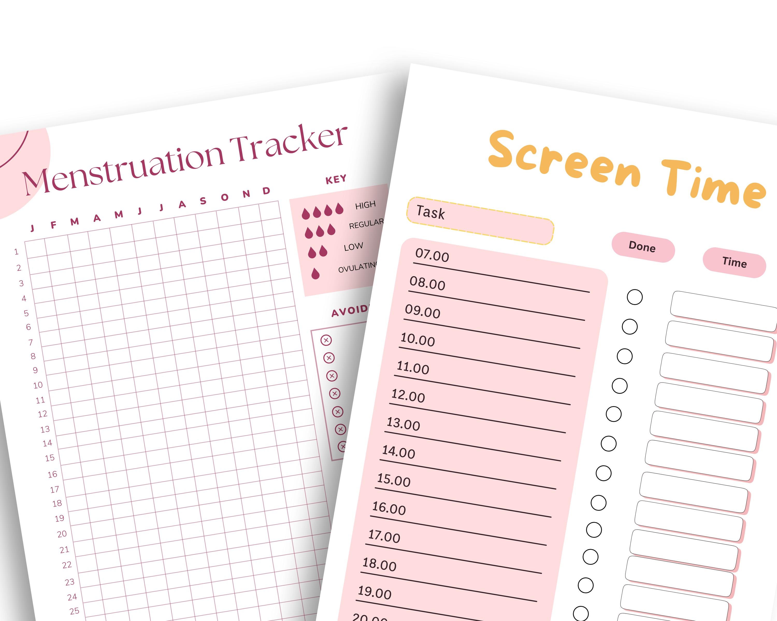 Kids Daily Planner Elementary Student Digital Homeschool Organization ...