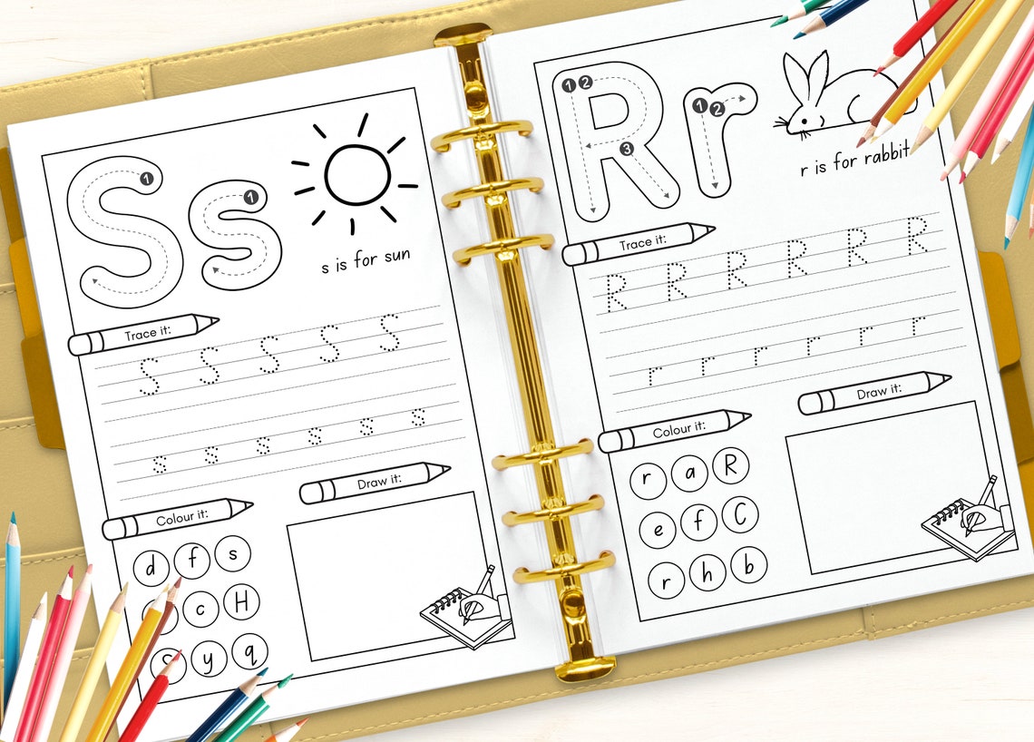 MEGA BUNDLE, 8 Educational Colouring Books, Alphabet, Numbers ...