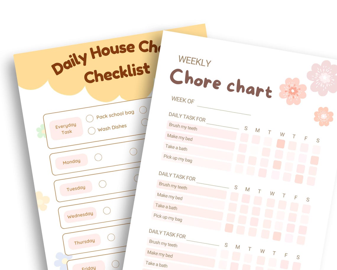 Kids Daily Planner Elementary Student Digital Homeschool Organization ...