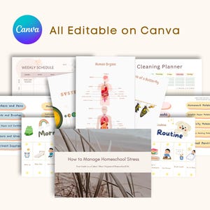 Homeschool Mom Bundle Routine Chart Printable Beginning Resource ...
