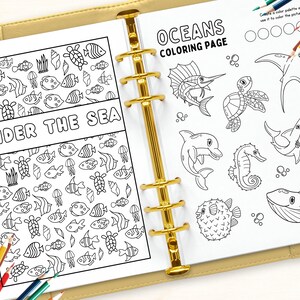 MEGA BUNDLE, 8 Educational Colouring Books, Alphabet, Numbers ...
