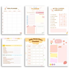 Kids Daily Planner Elementary Student Digital Homeschool Organization ...