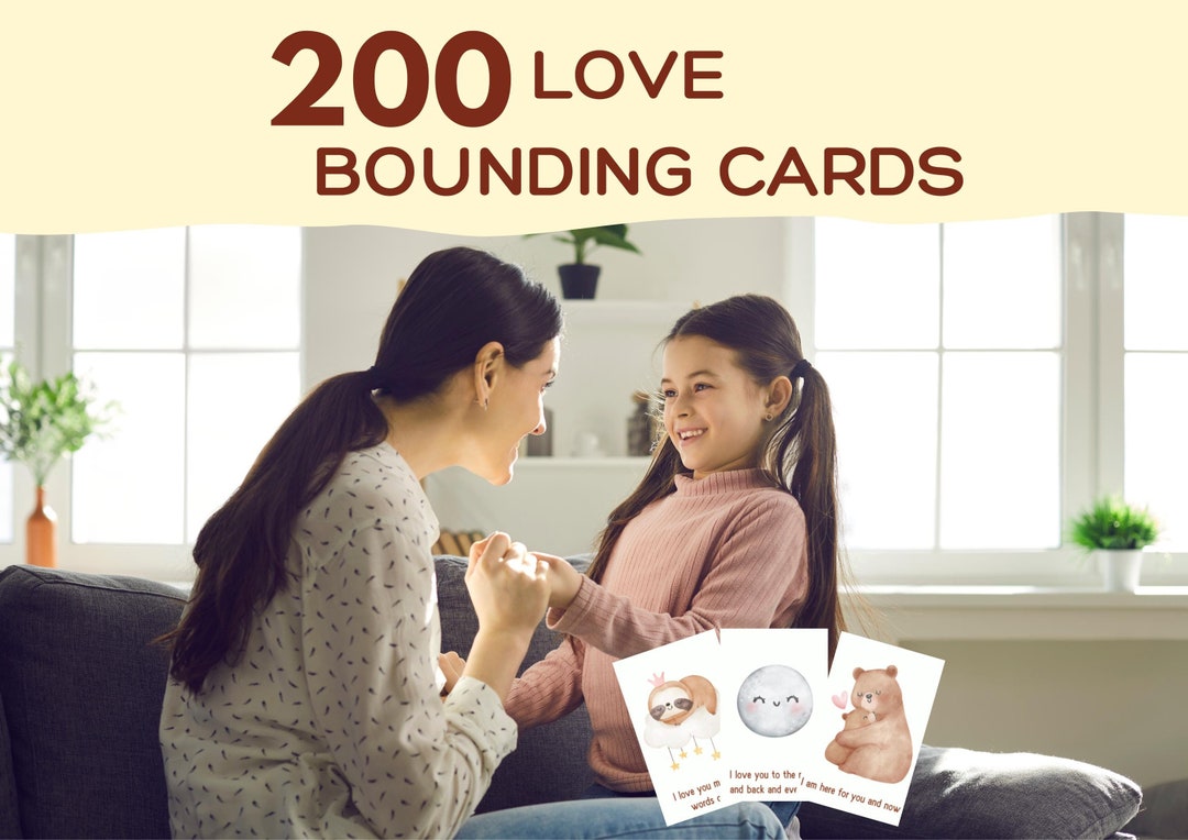 Printable Parent Child Bonding Card Love Note Family Time Activity ...