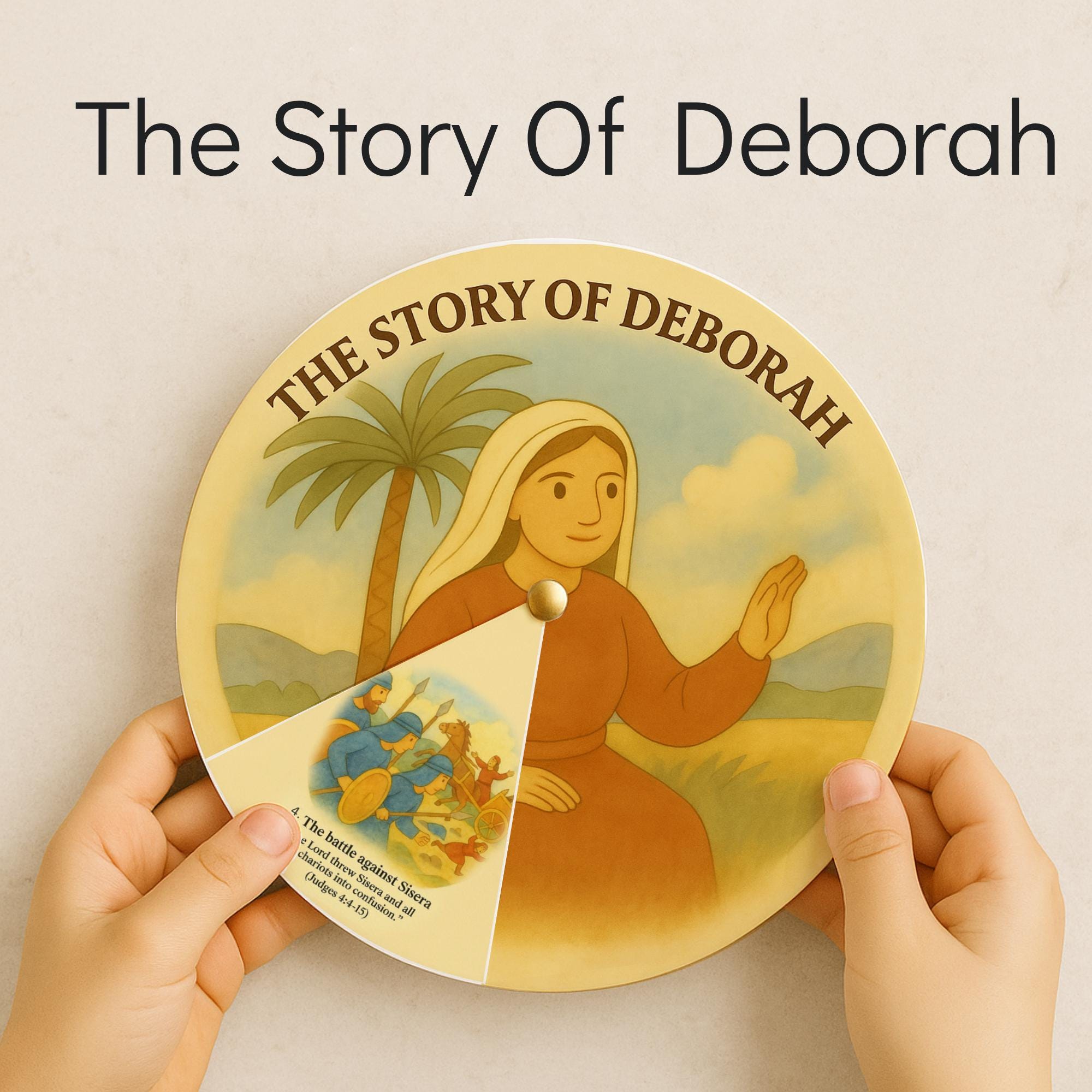 Printable Bible Activity for Kids Deborah Story Bible Worksheet for ...