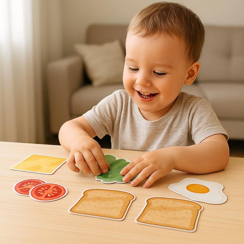 Activity Book for Kids 1-5 Visual Recipe Activity Quiet Busy Book Cut ...