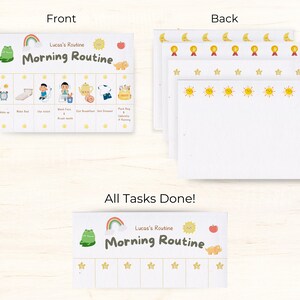 Routine Flip Chart, Routine Chart, Chore Chart, Daily Checklist, Kids ...