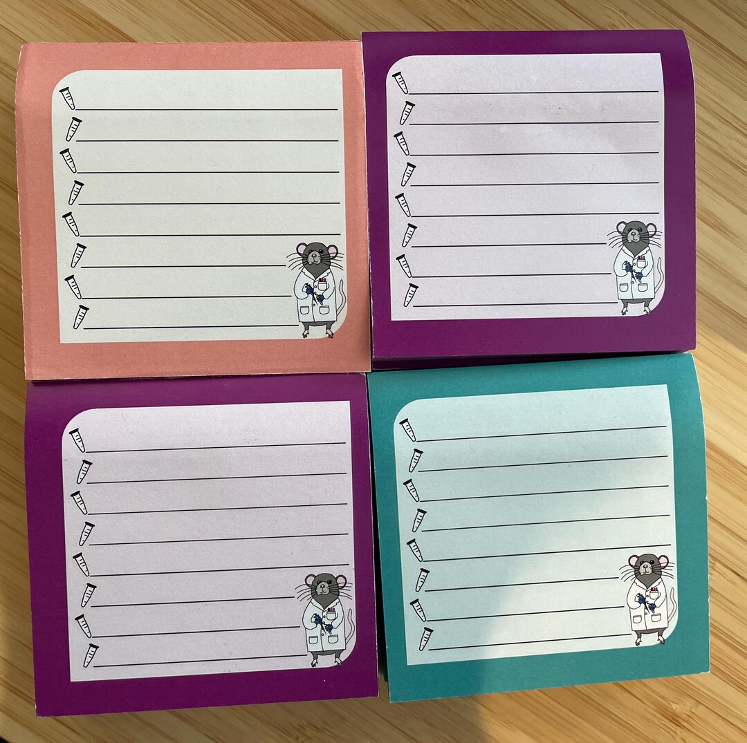 Half Priced Science Sticky Notes - Etsy