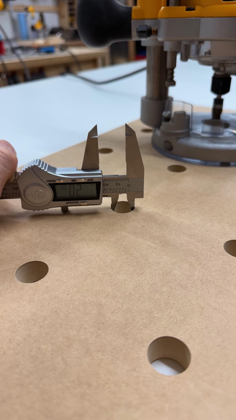 MFT Dog Hole Template Jig (20mm) - Etsy