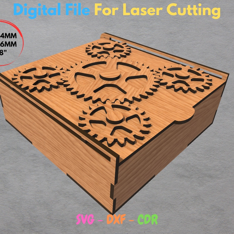 Laser Cut Vector Gears - Etsy