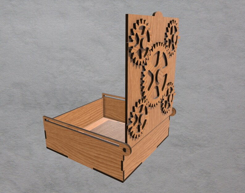 Mechanical Gearbox for Laser Cut / Gear Baul / Decorative Box for Laser ...
