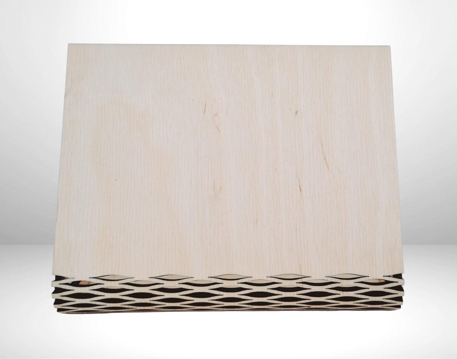 Laser Cut Photo Frame Template - Modern Curved Design, Instant Download ...