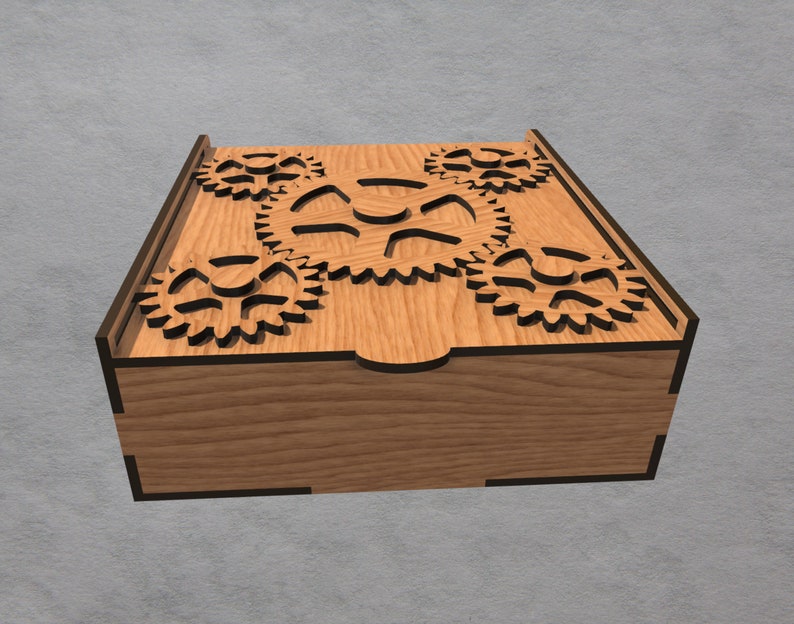 Mechanical Gearbox for Laser Cut / Gear Baul / Decorative Box for Laser ...