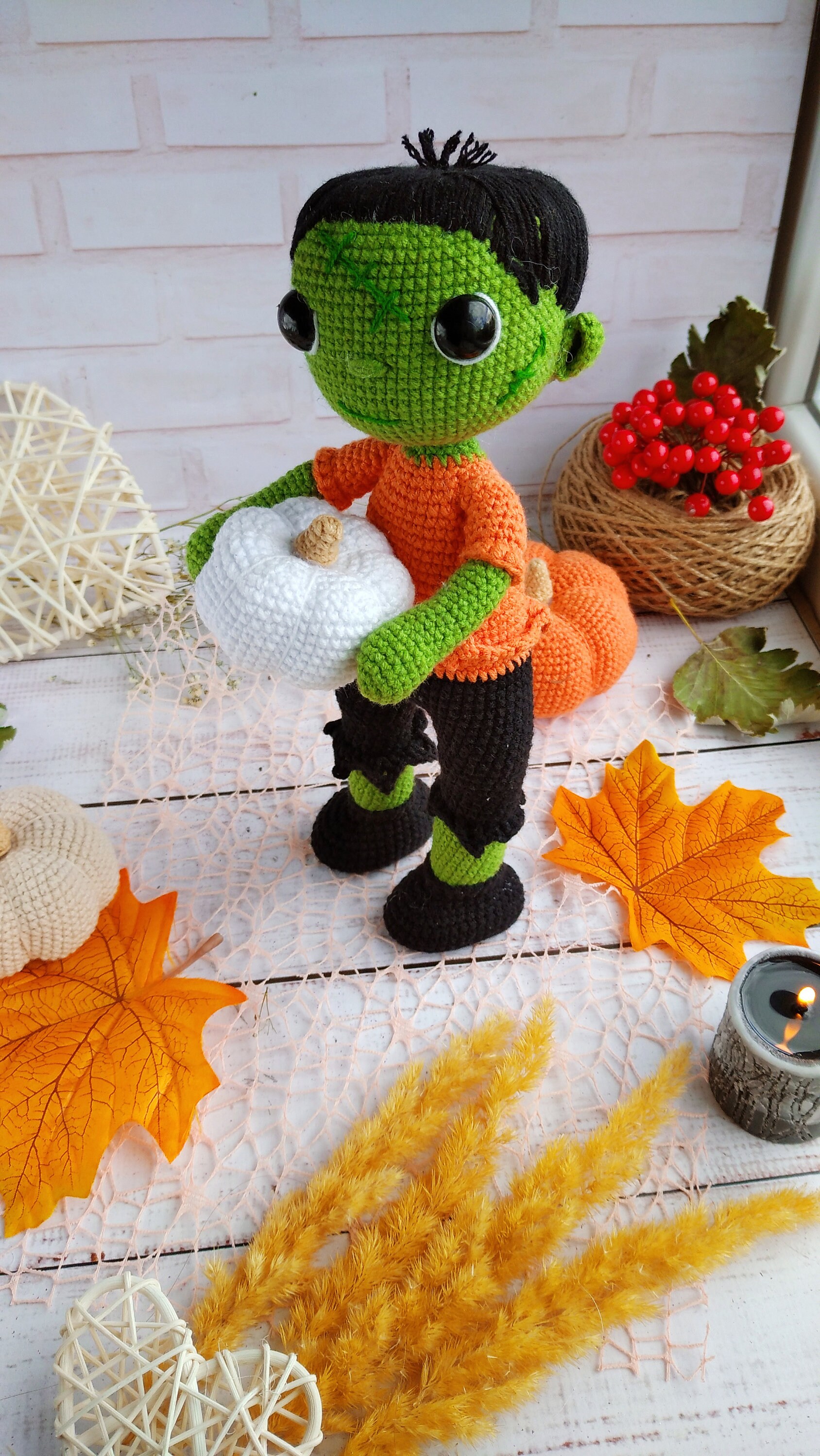 Crochet Pattern Frankenstein Doll Amigurumi Toy Amigurumi Handmade ...
