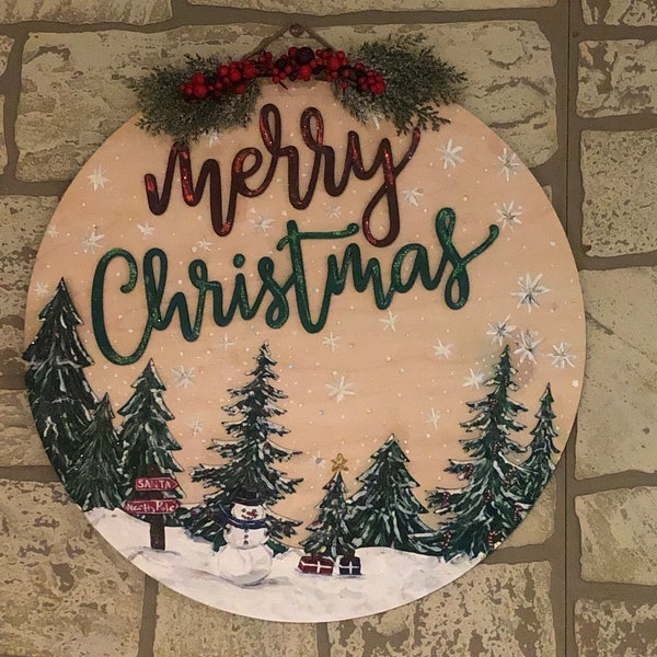 Small Christmas Sign - Etsy